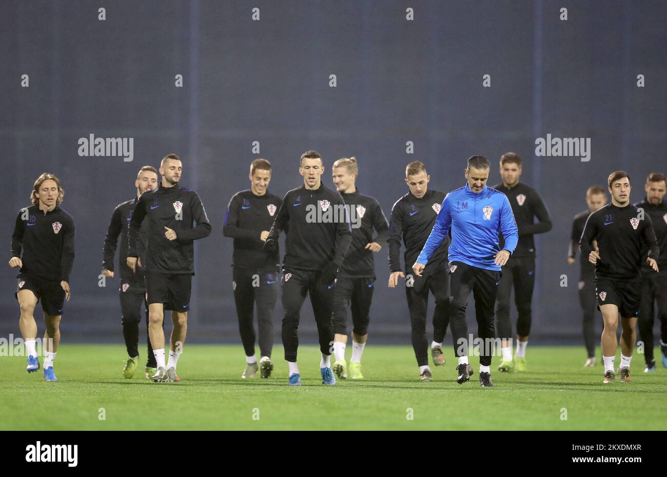 11.11.2019., Croatia, Zagreb - Training of the Croatian football team ...