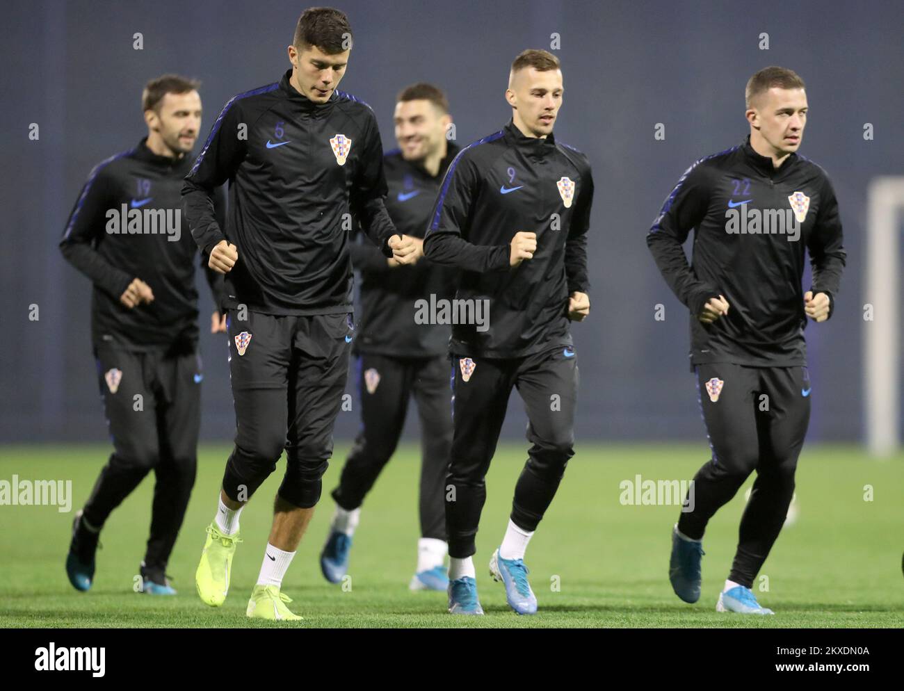 11.11.2019., Croatia, Zagreb - Training of the Croatian football team ...