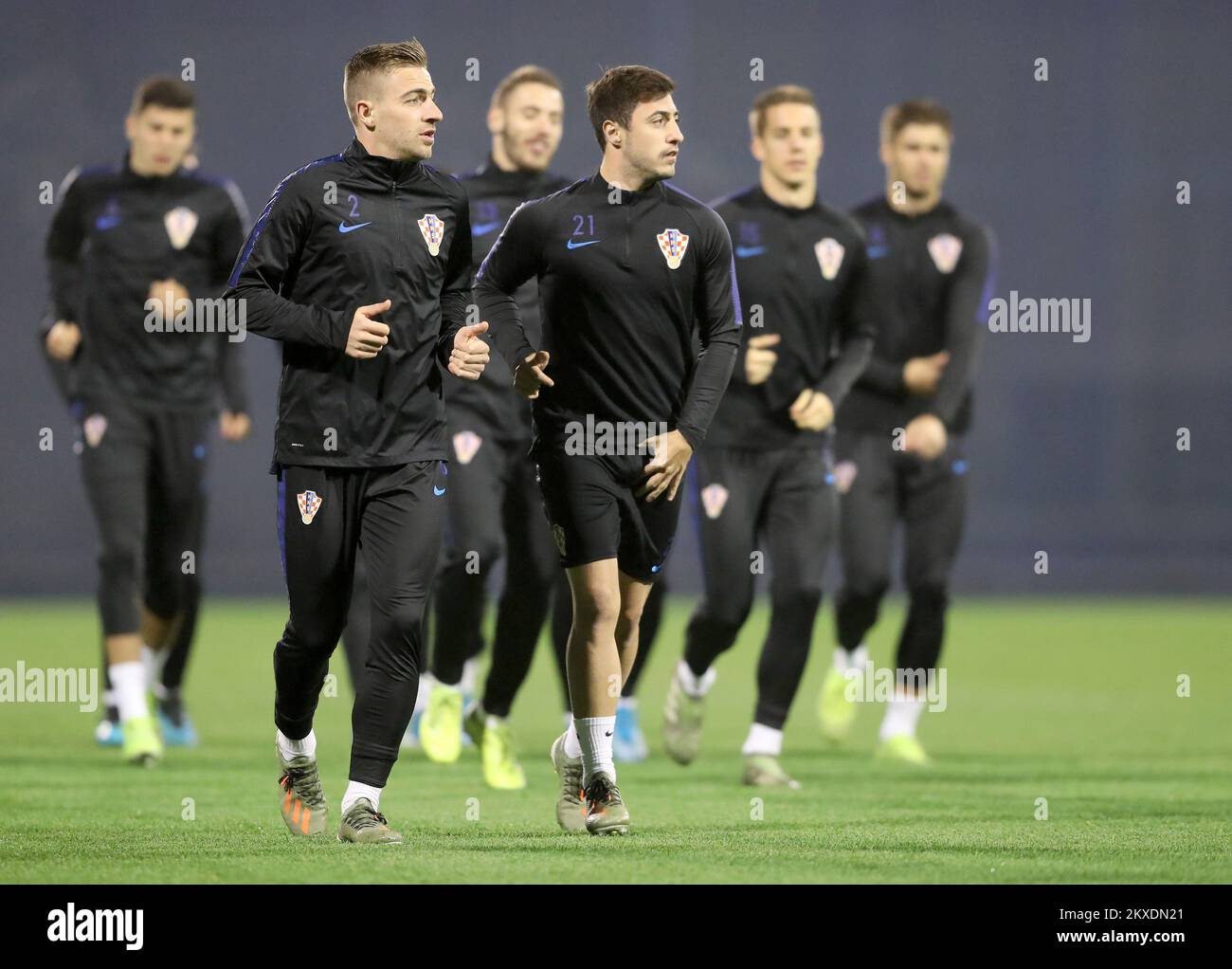 11.11.2019., Croatia, Zagreb - Training of the Croatian football team ...