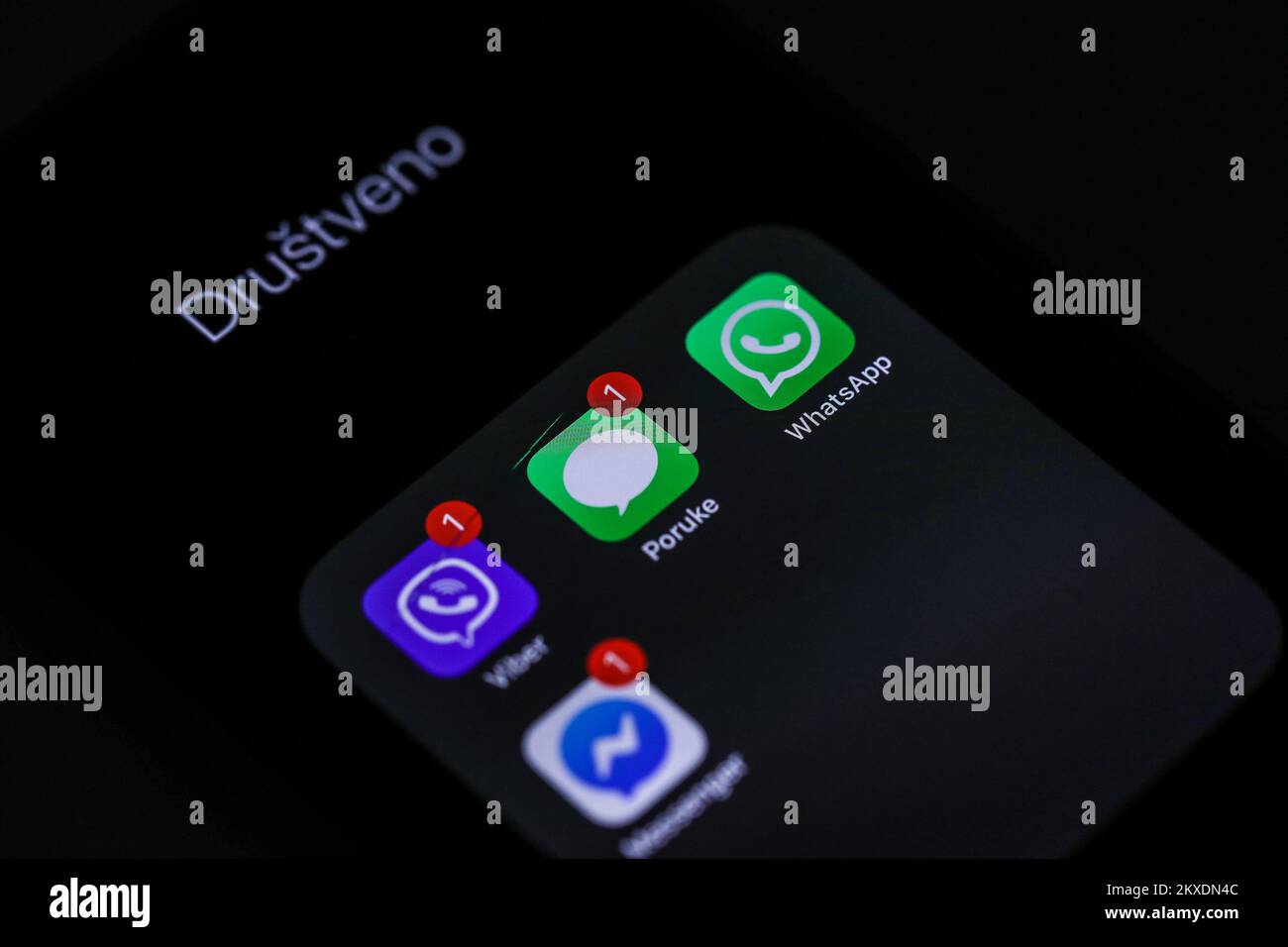 12.11.2019., Zagreb, Croatia - WhatsApp is a cross-platform mobile ...
