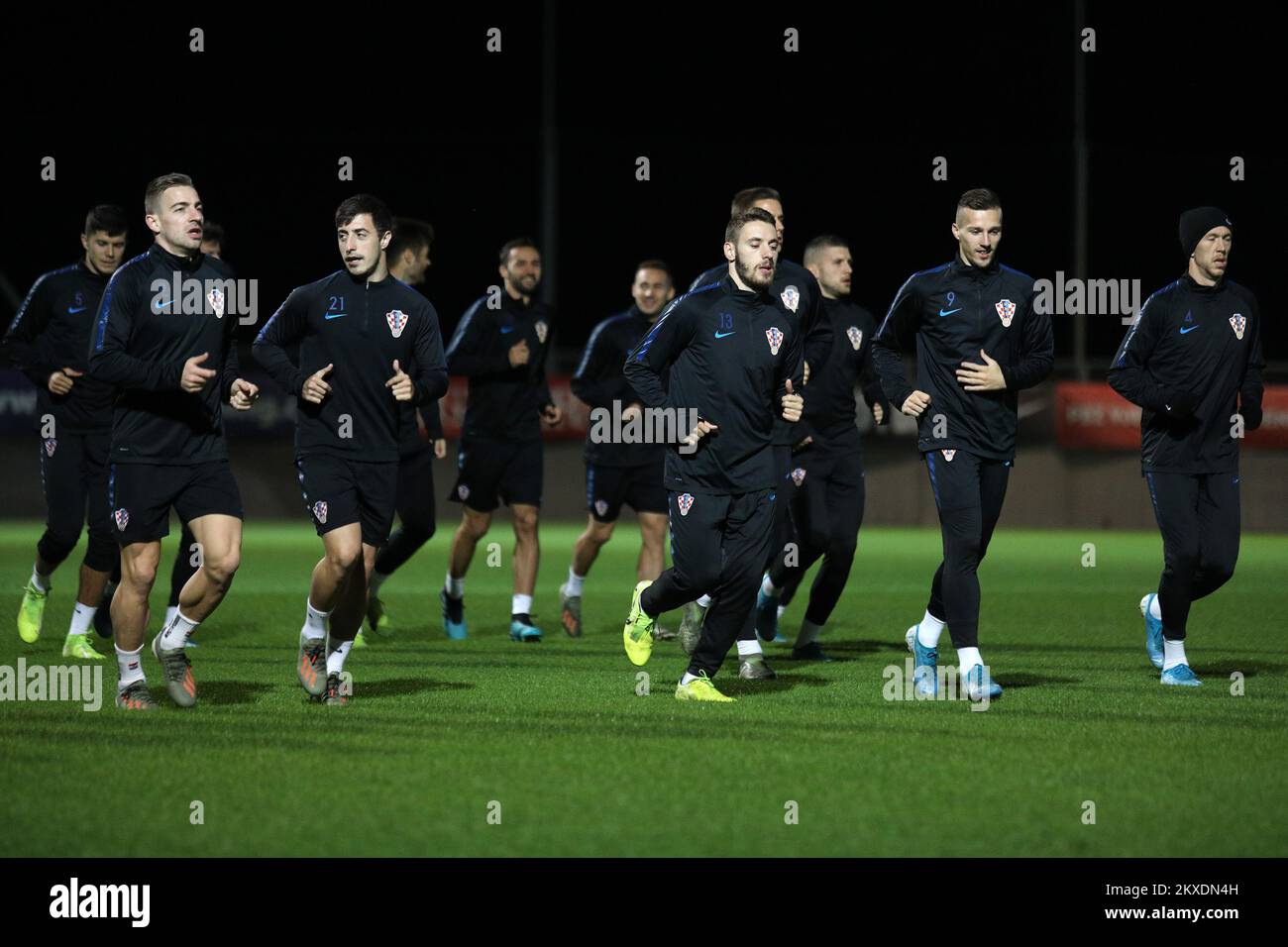 12.11.2019., Rijeka, Croatia - (L-R) Dario Melnjak, Josip Juranovic ...