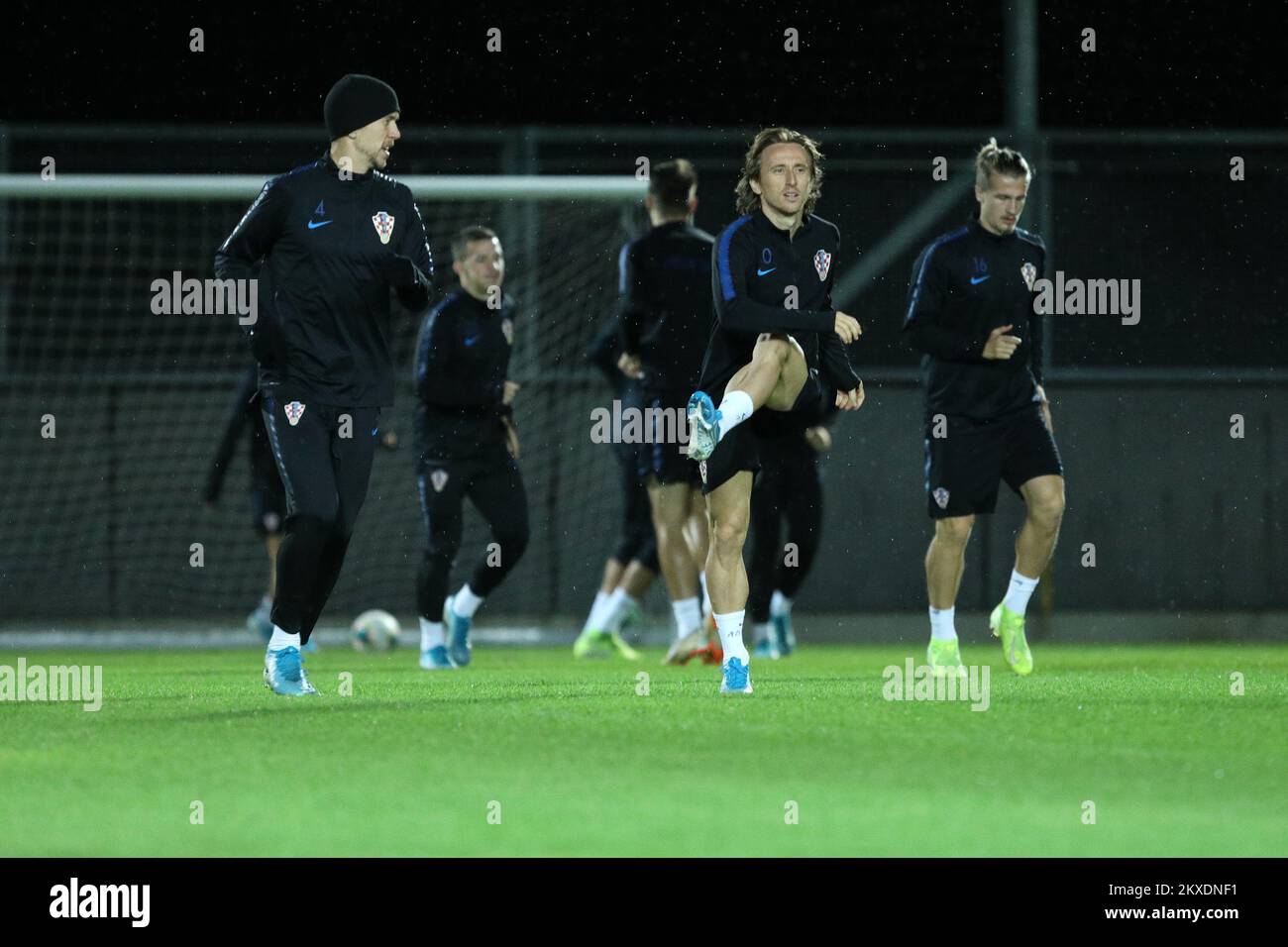 15.11.2019., Rijeka, Croatia - Training of the Croatian football team ...