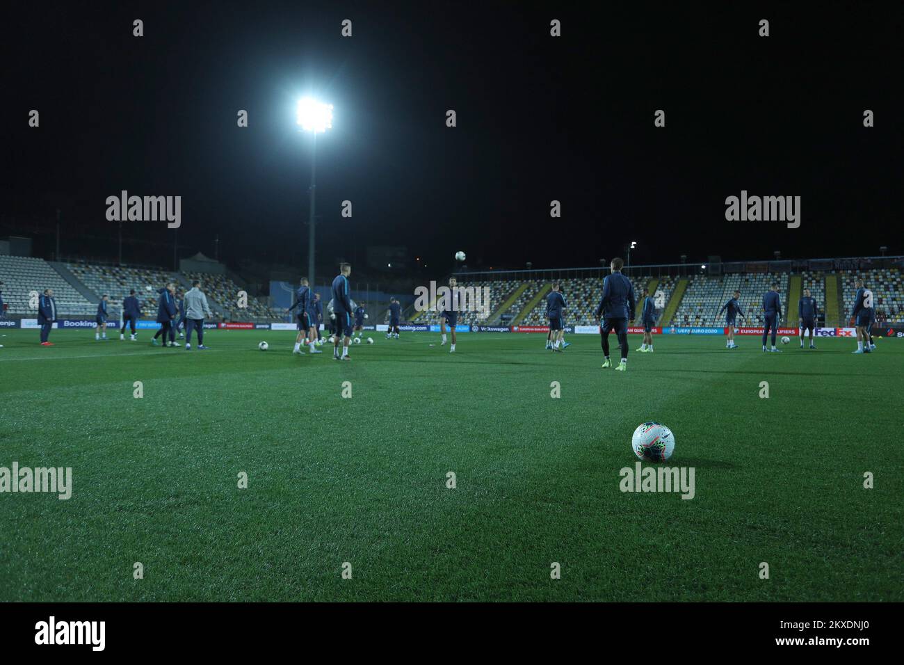 15.11.2019., Rijeka, Croatia - Training of the Slovakia football team ...