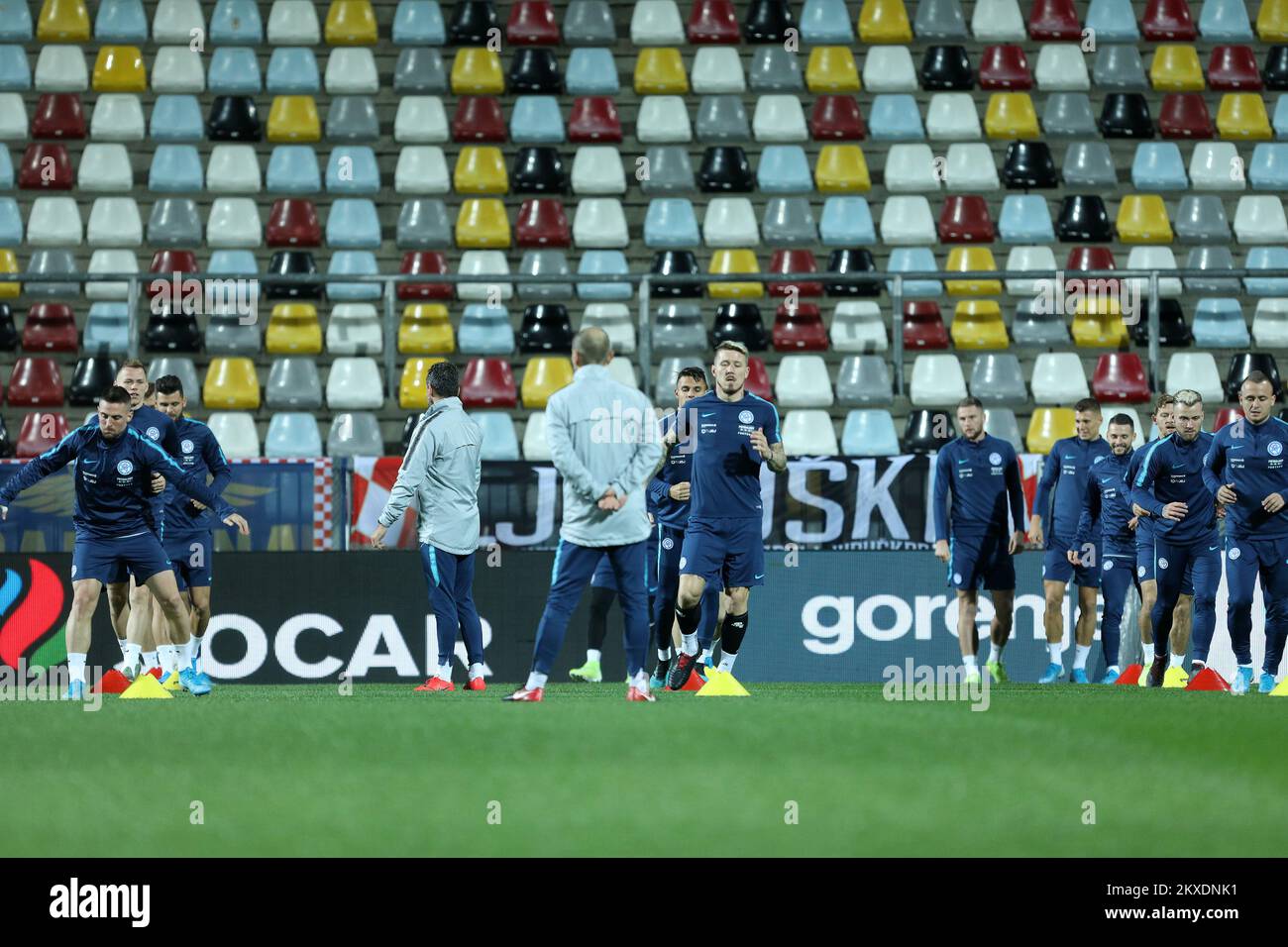 15.11.2019., Rijeka, Croatia - Training of the Slovakia football team ...