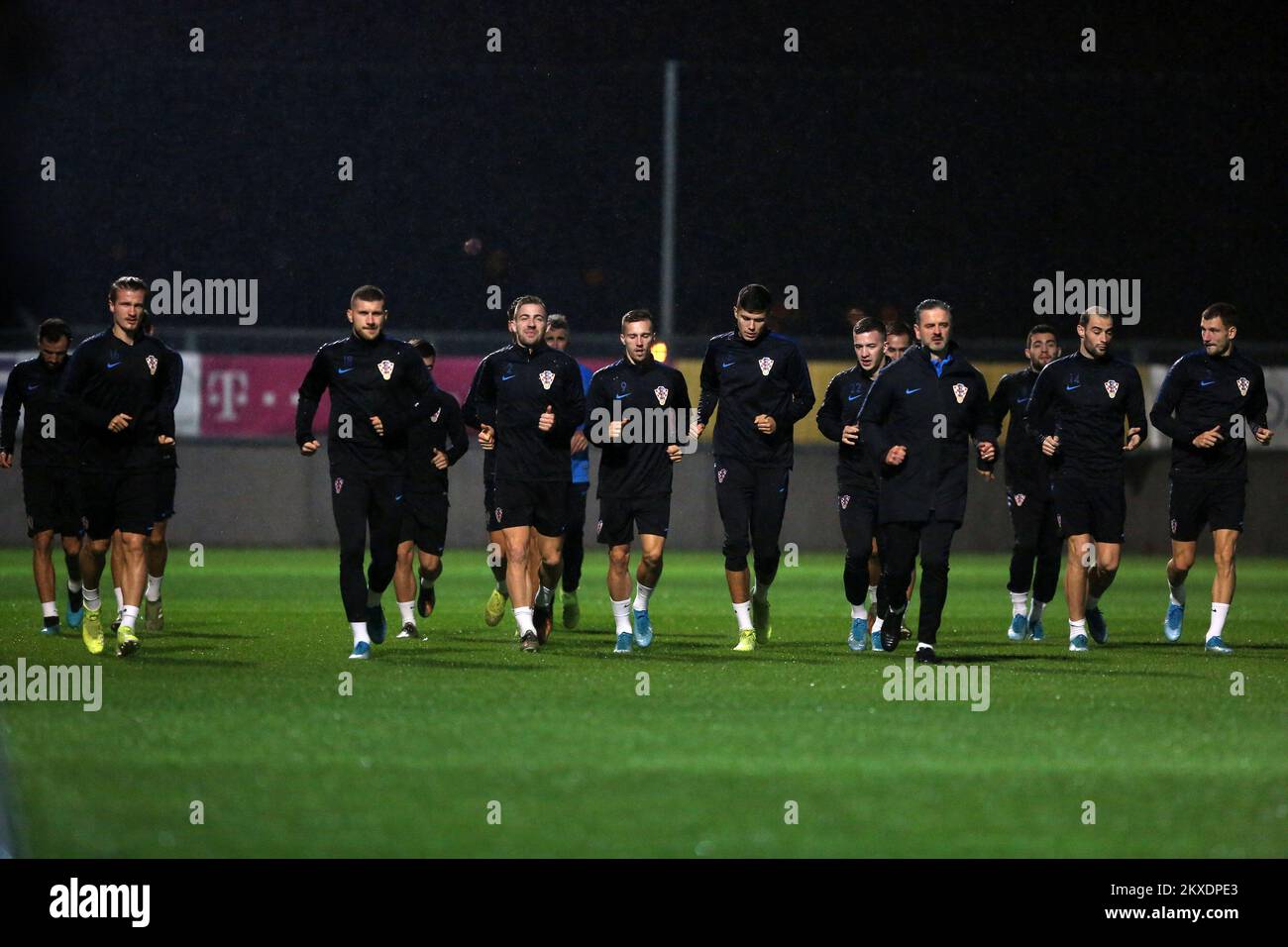 18.11.2019., Rijeka, Croatia - Training of Croatian football team at ...
