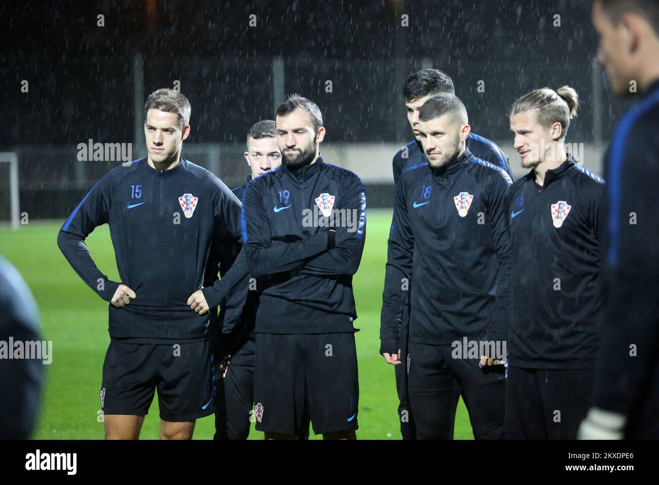 18.11.2019., Rijeka, Croatia - Training of Croatian football team at ...