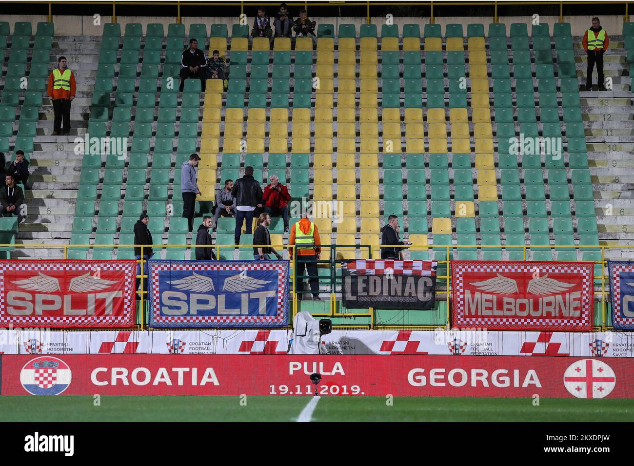 19.11.2019., Croatia, Pula, Stadium Aldo Drosina - Friendly football ...