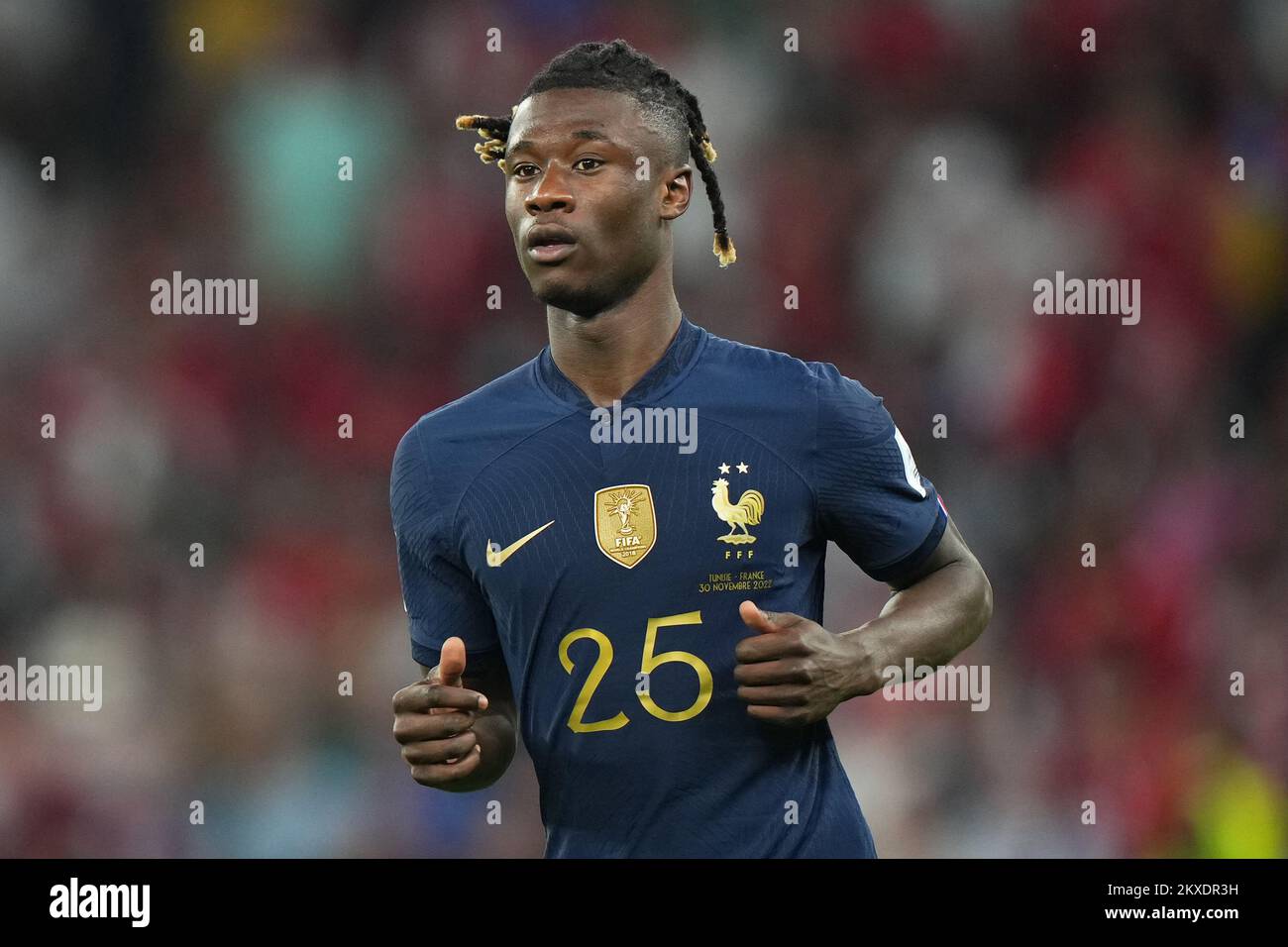 Eduardo Camavinga of France during the FIFA World Cup Qatar 2022 match ...