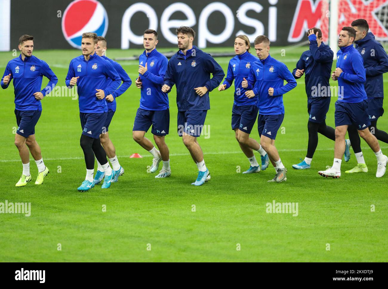 25.11.2019., Milan, Italy - GNK Dinamo training on San Siro stadium ...