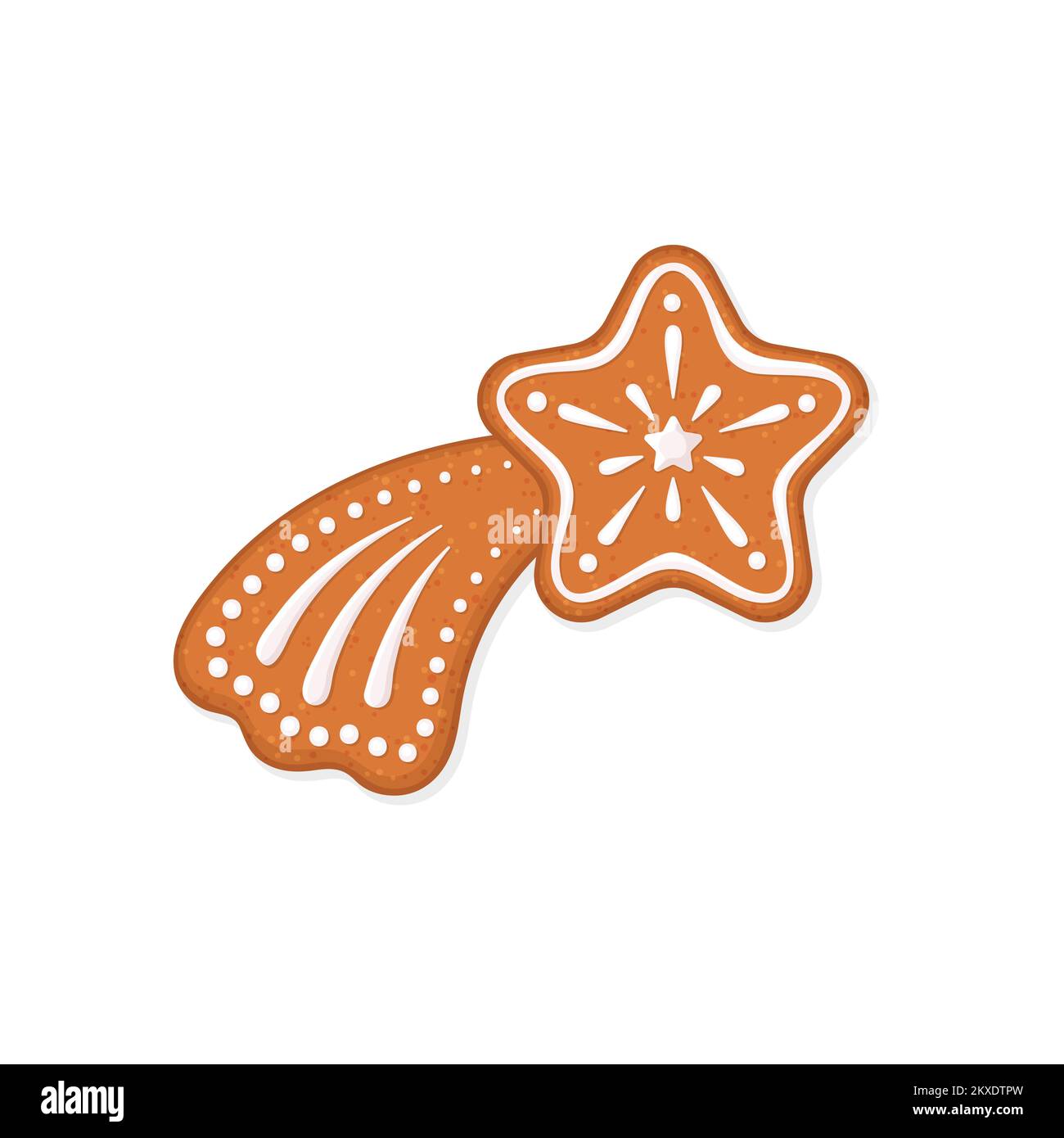 Christmas star shape sugar Stock Vector Images - Alamy