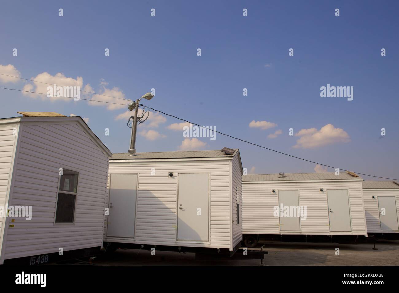 Tornado - Smithville, Miss. , June 11, 2011 FEMA Trailers awaiting new ...