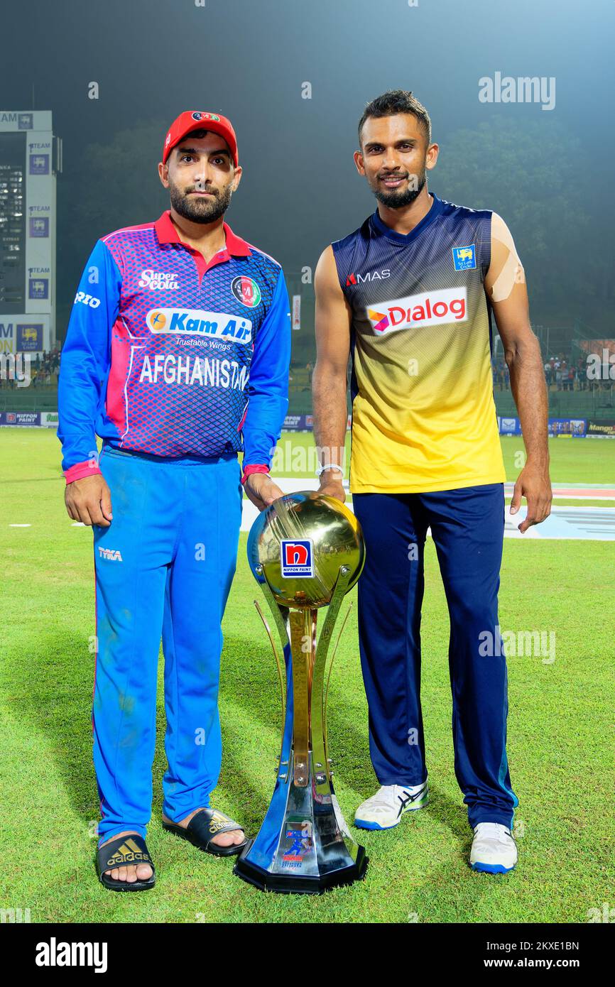 Kandy, Sri Lanka. 30th November 2022. Sri Lanka's captain Dasun Shanaka ...