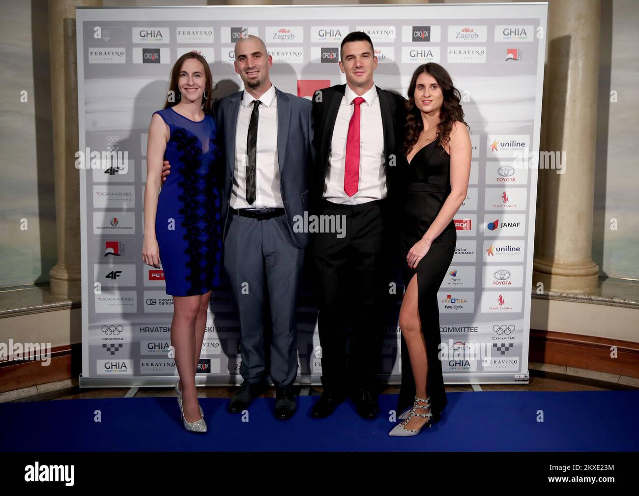 19.12.2019., Zagreb, Croatia - Awarding the most successful athletes ...