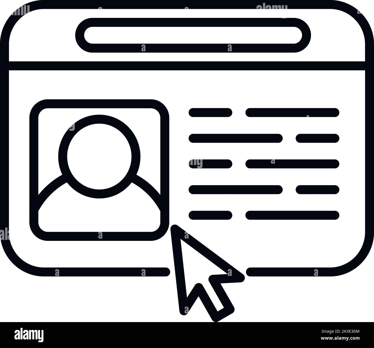 Click mobile icon outline vector. Service network. App group Stock ...