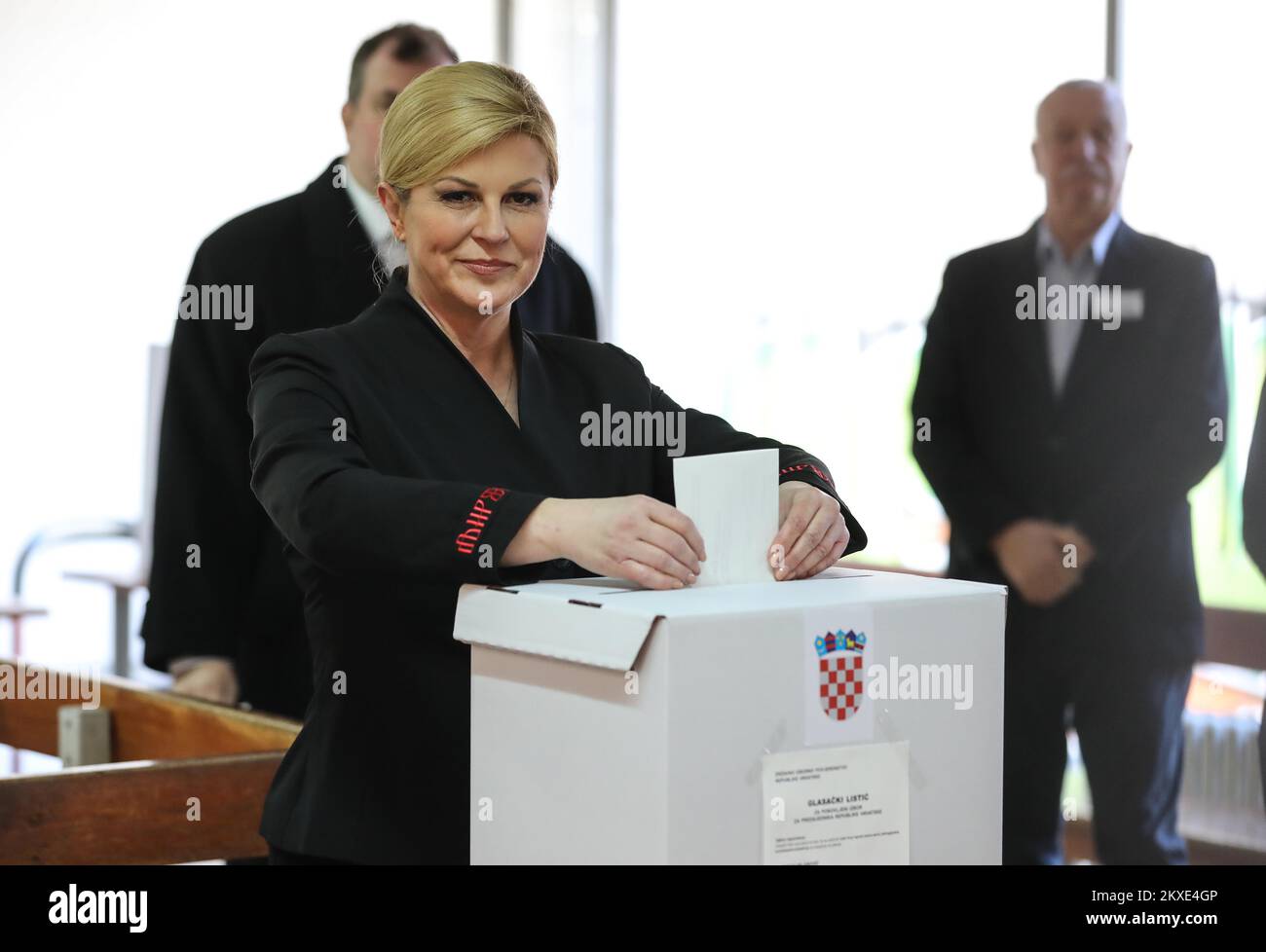 05.01.2020., Croatia, Zagreb - Croatian President Kolinda Grabar ...