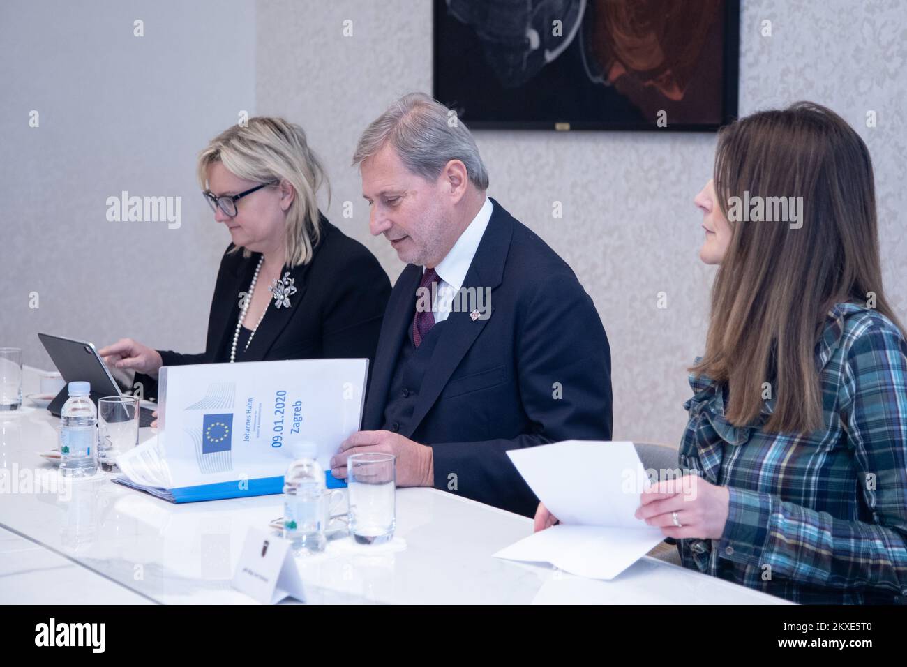 09.01.2020., Zagreb, Croatia - Croatian Prime Minister Andrej Plenkovic ...