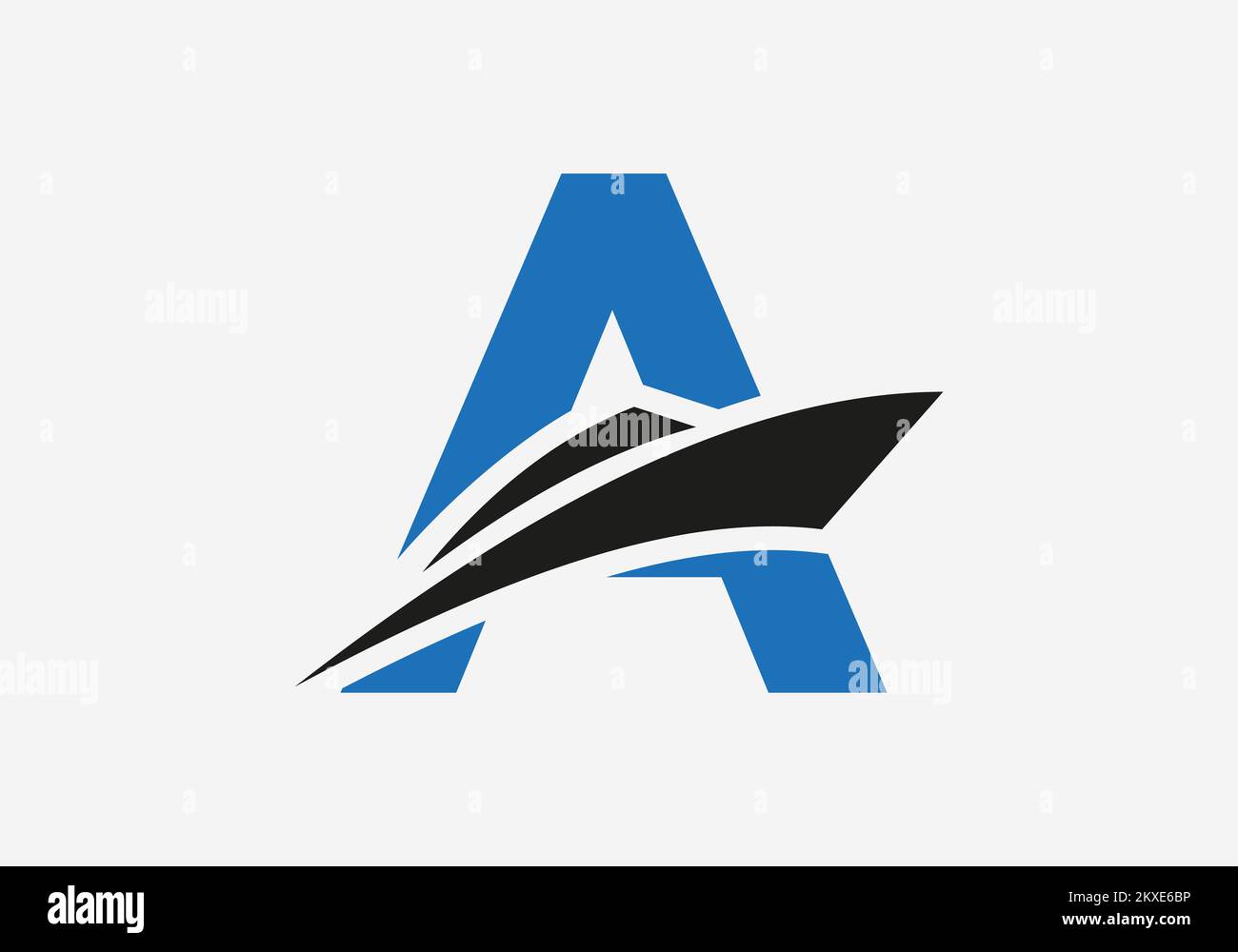 Letter A Shipping Logo Sailboat Symbol. Nautical Ship Sailing Boat Icon ...