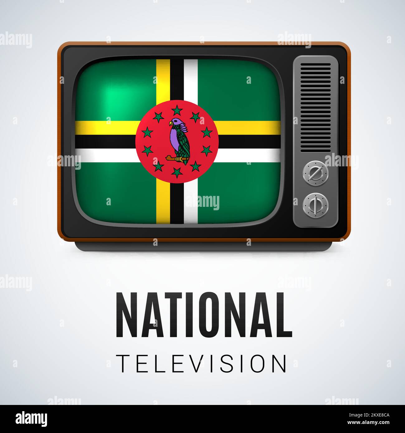 Dominican television Stock Vector Images - Alamy