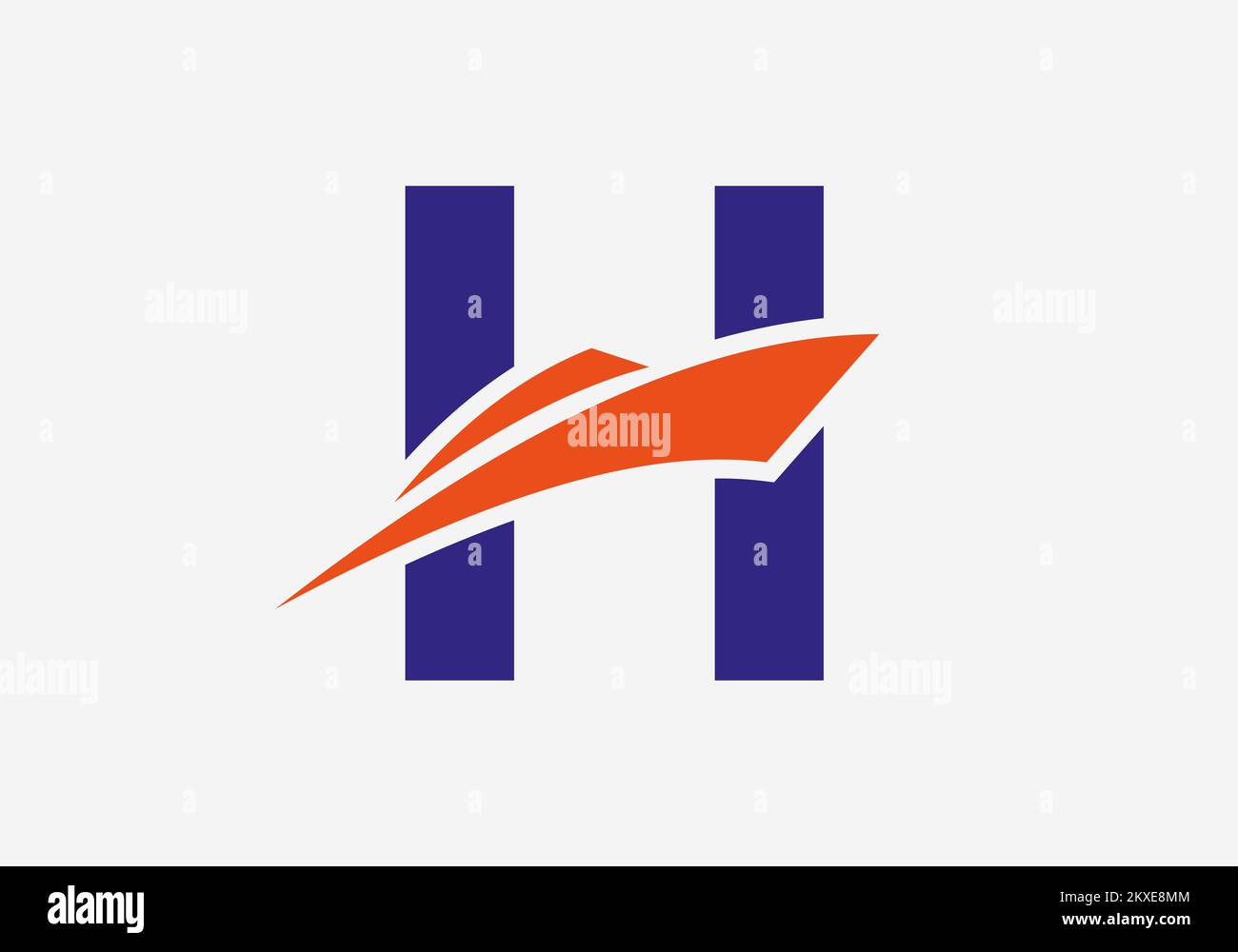 Letter H Shipping Logo Sailboat Symbol. Nautical Ship Sailing Boat Icon ...