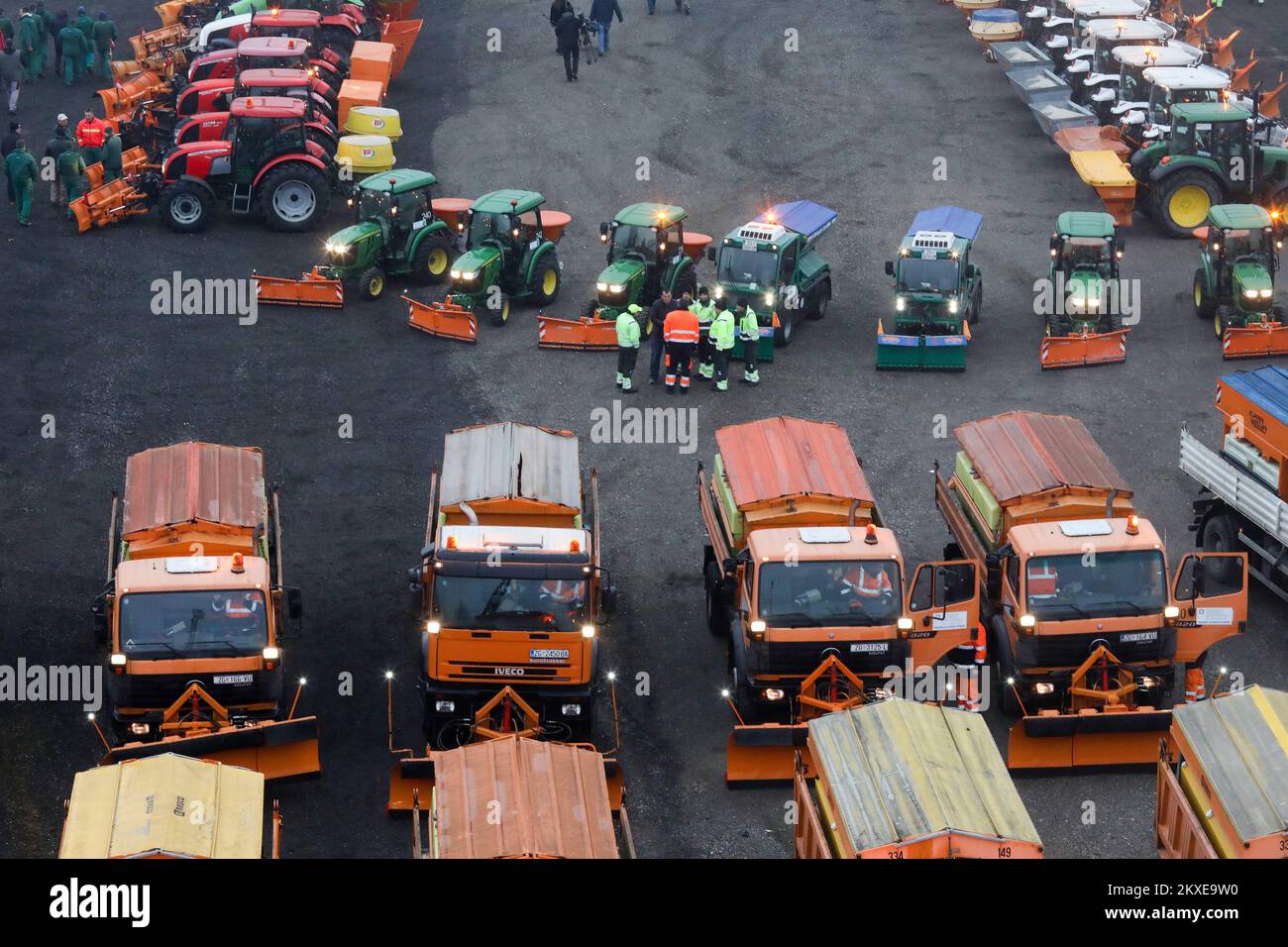 18.01.2020., Zagreb, Croatia - Review of Winter Road Maintenance ...