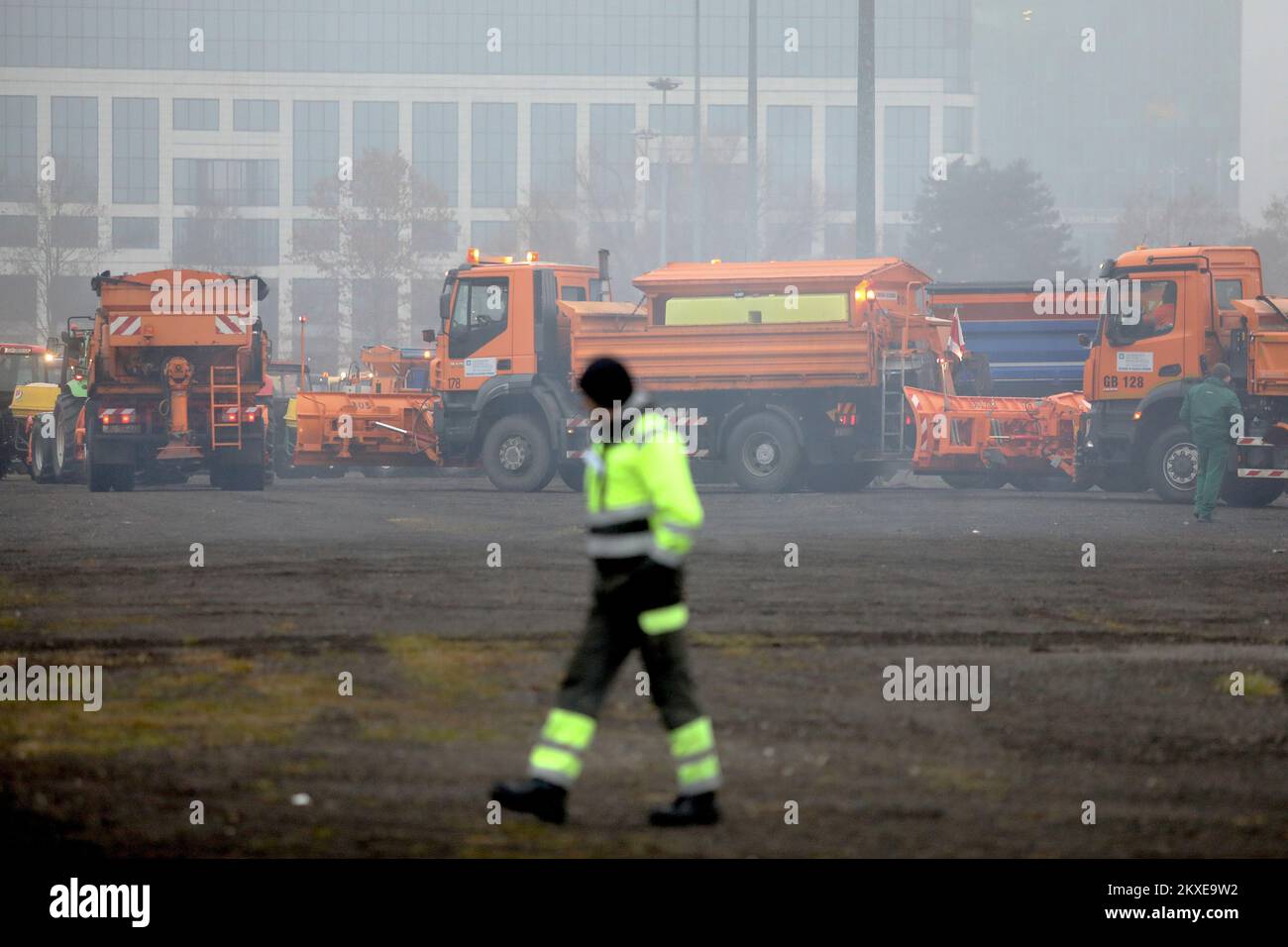 18.01.2020., Zagreb, Croatia - Review of Winter Road Maintenance ...