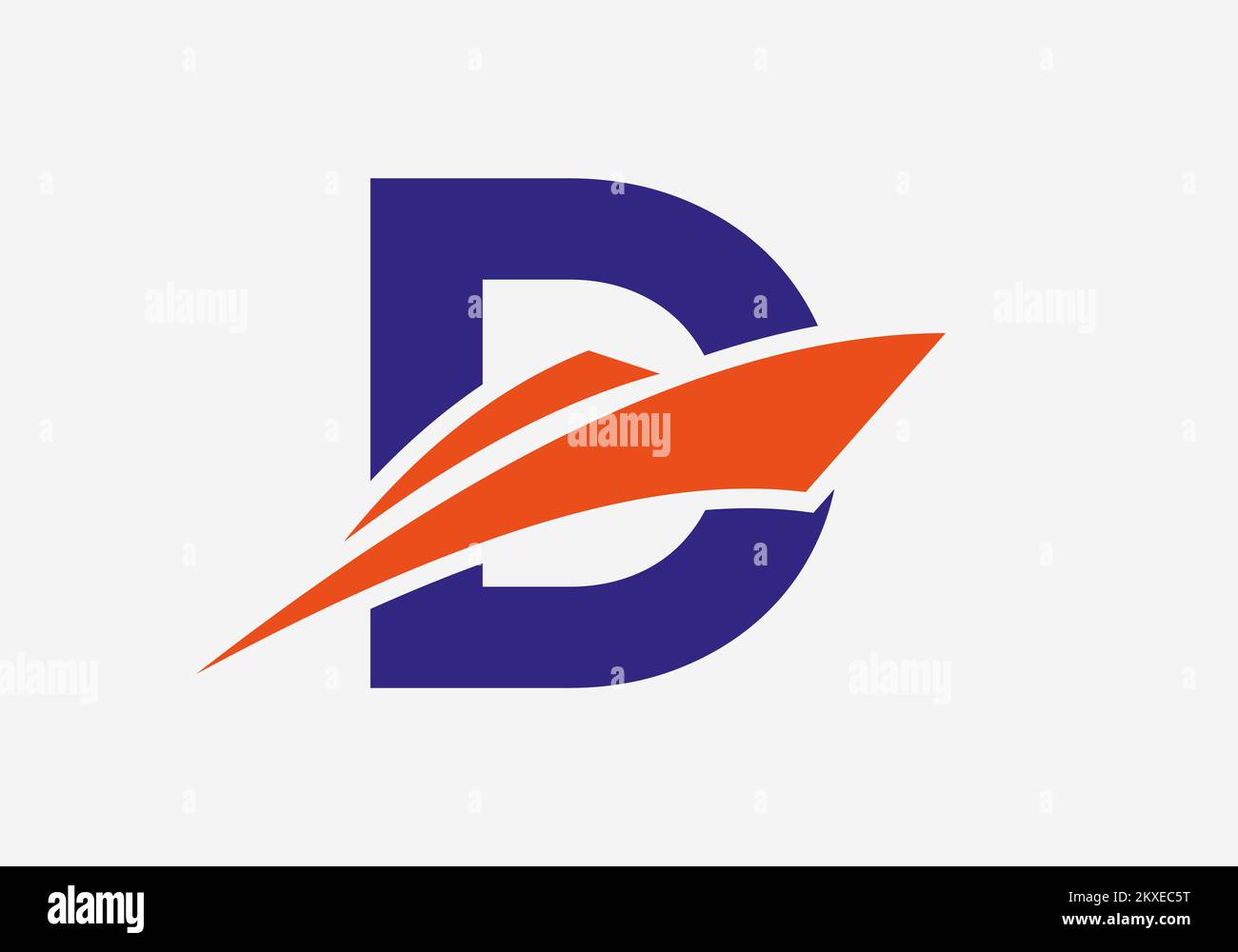 Letter D Shipping Logo Sailboat Symbol. Nautical Ship Sailing Boat Icon ...