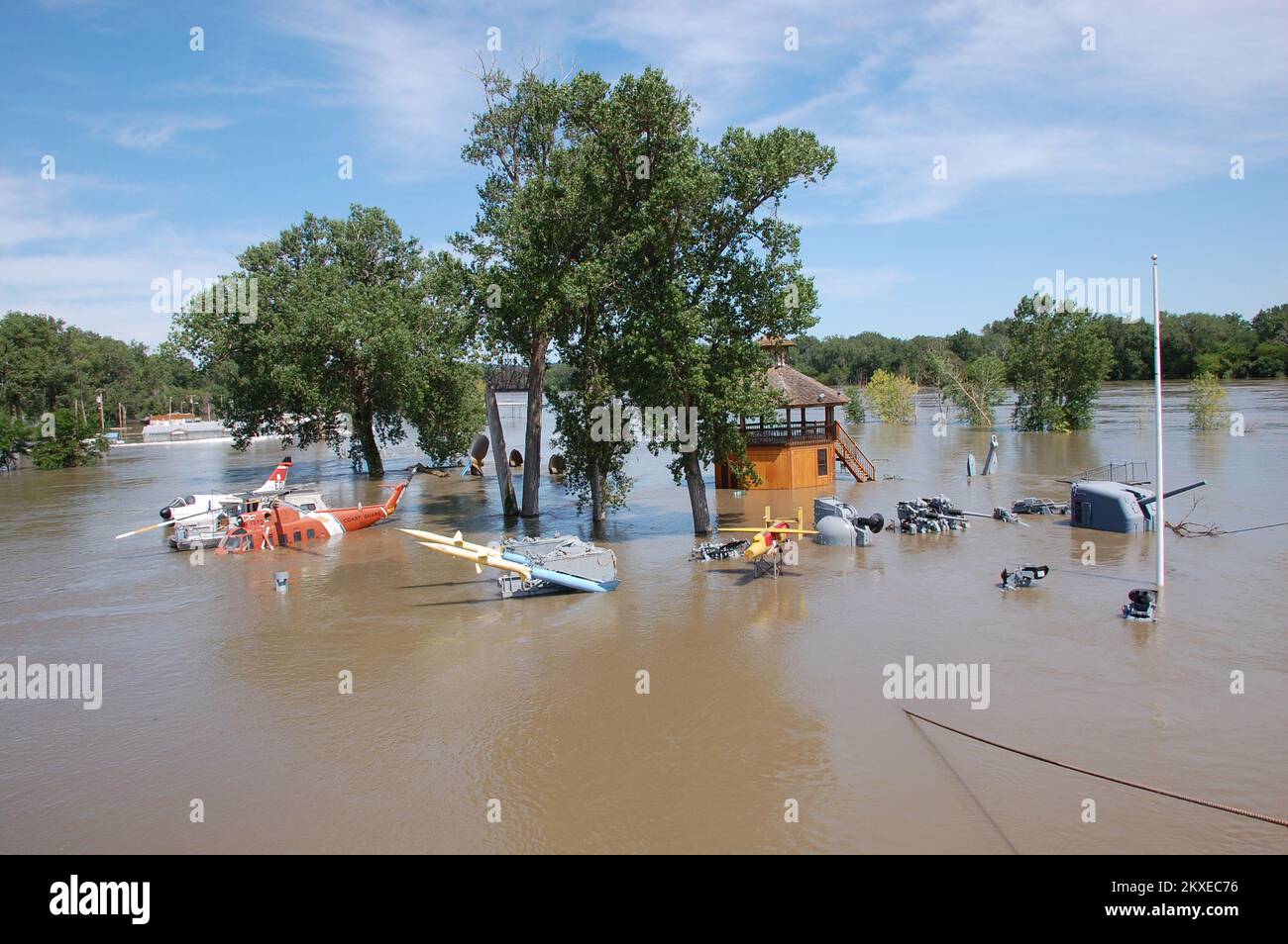 Flooding - Omaha, Neb. , July 2, 2011 The flooding Missouri River ...