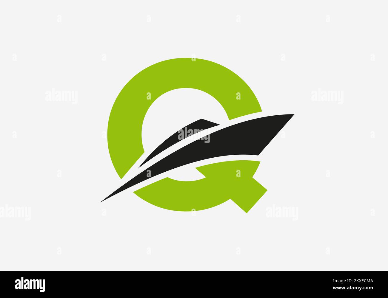 Letter Q Shipping Logo Sailboat Symbol. Nautical Ship Sailing Boat Icon ...
