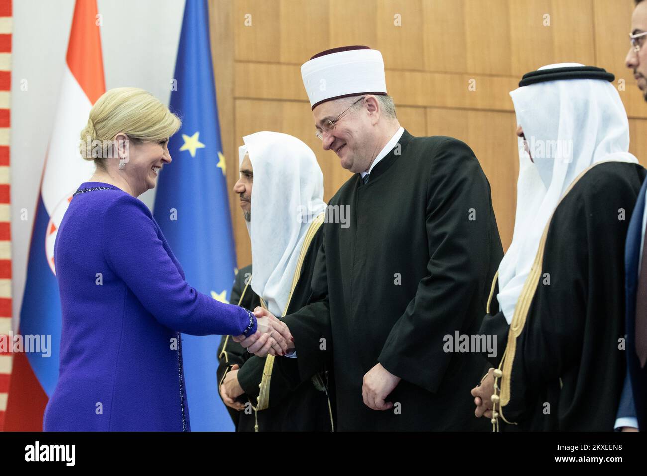 04.02.2020., Zagreb, Croatia - Croatian President Kolinda Grabar ...