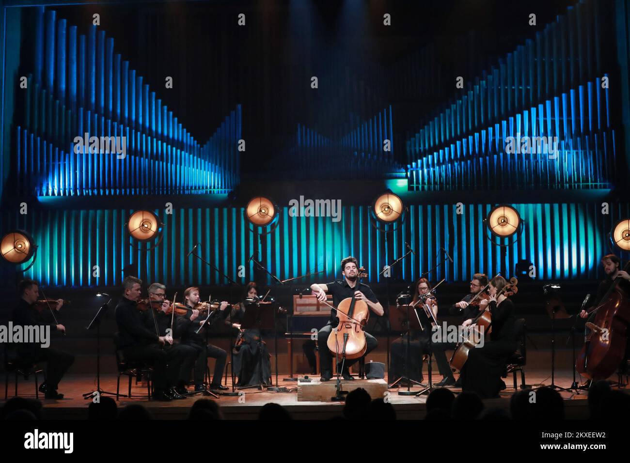 05.02.2020., Zagreb, Croatia - World-renowned cellist Luka Sulic held a ...