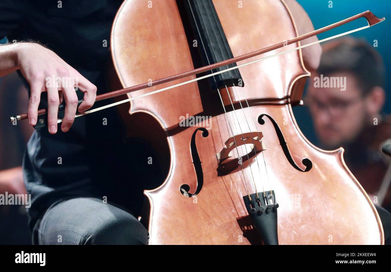 05.02.2020., Zagreb, Croatia - World-renowned cellist Luka Sulic held a ...