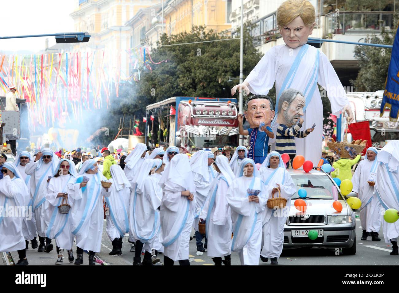 23.2.2020., Croatia, Rijeka - The International Carnival Parade is the ...