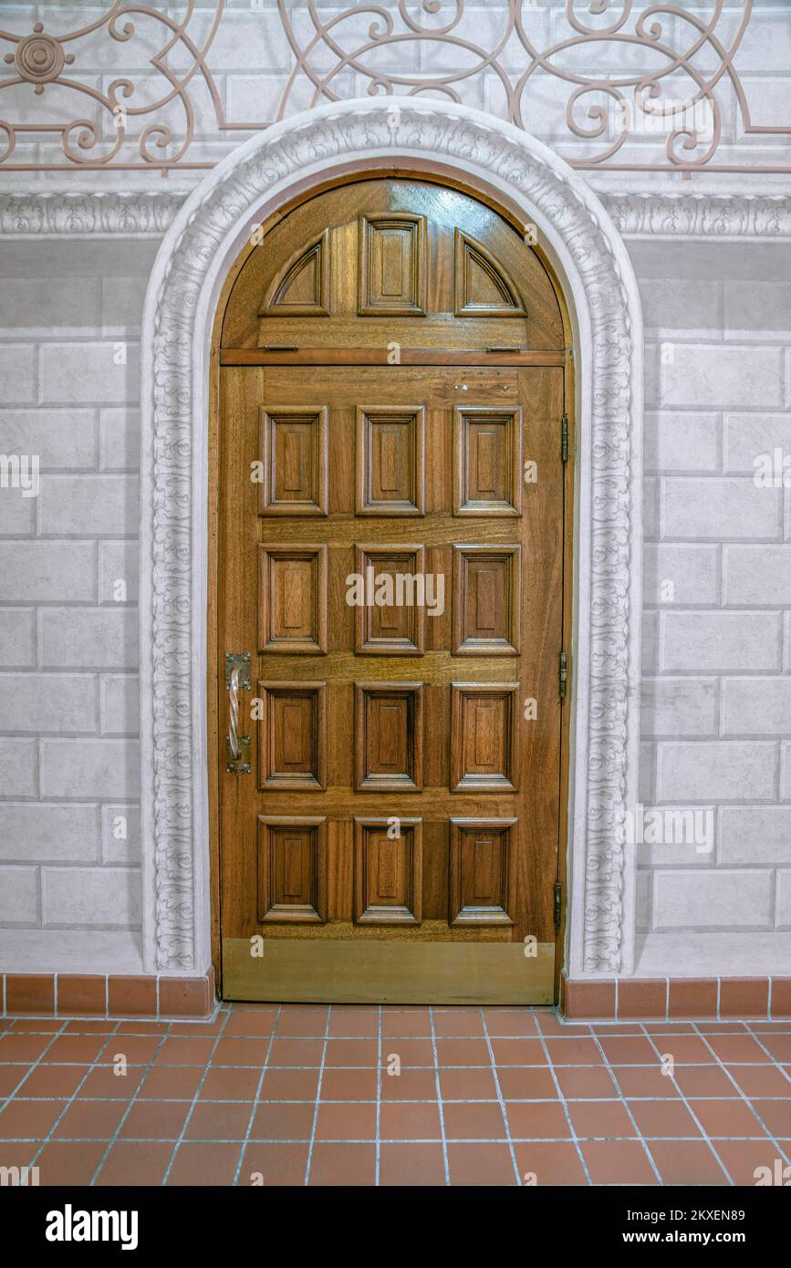 Church Inside Church Block Walls