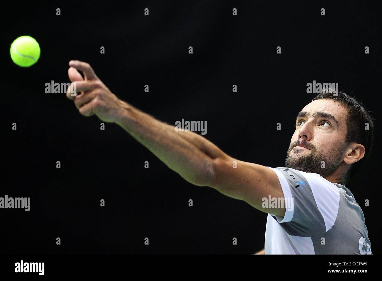 07.03.2020., Dom Sportova Hall, Zagreb, Croatia - Davis Cup first round ...