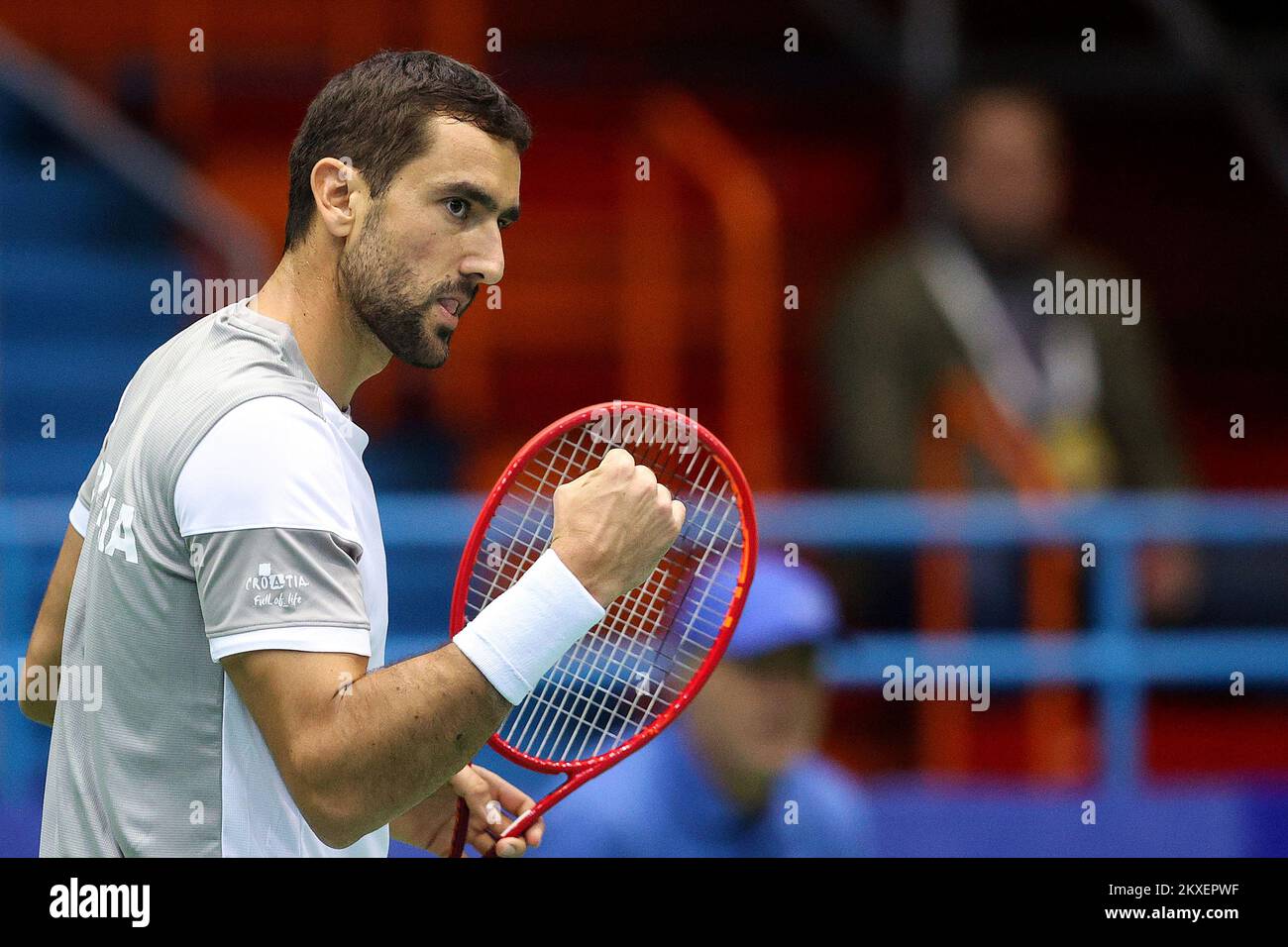 07.03.2020., Dom Sportova Hall, Zagreb, Croatia - Davis Cup first round ...