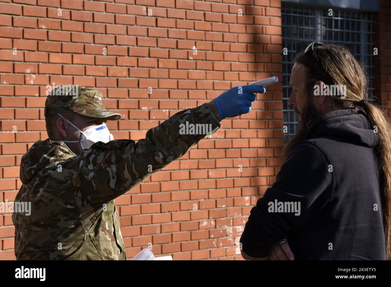 17.03.2020., Ljubljana, Slovenia - Field hospital established in ...