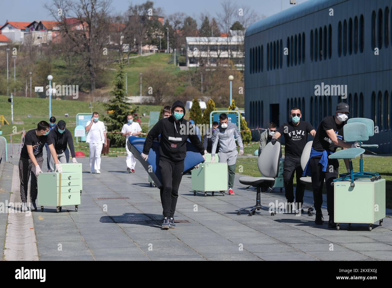 19.03.2020., Zagreb, Croatia - GNK Dinamo football fans called Bad Blue ...
