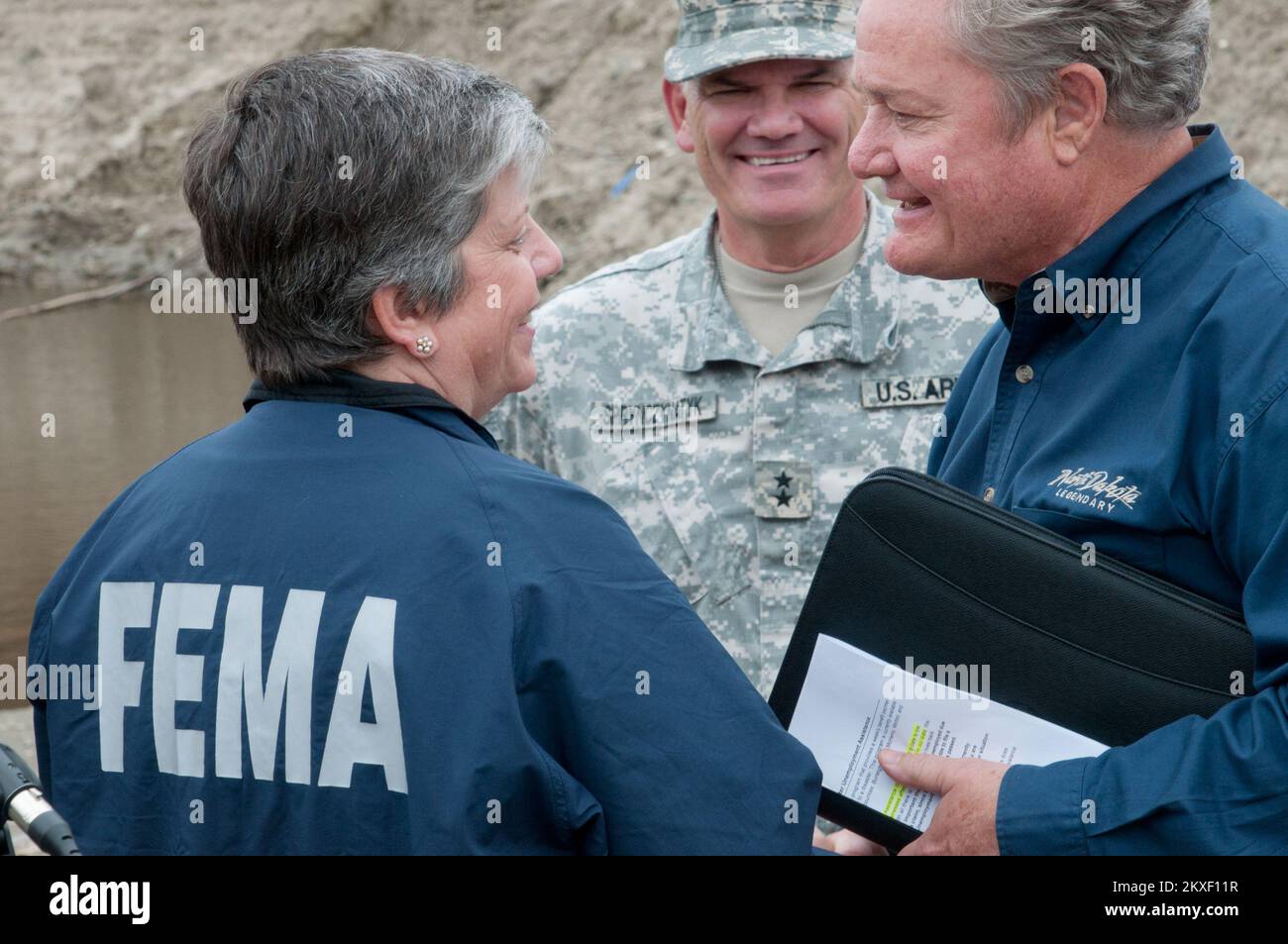 011071311 DHS SEC Napolitano visits Minot ND. North Dakota Flooding. Photographs Relating to ...