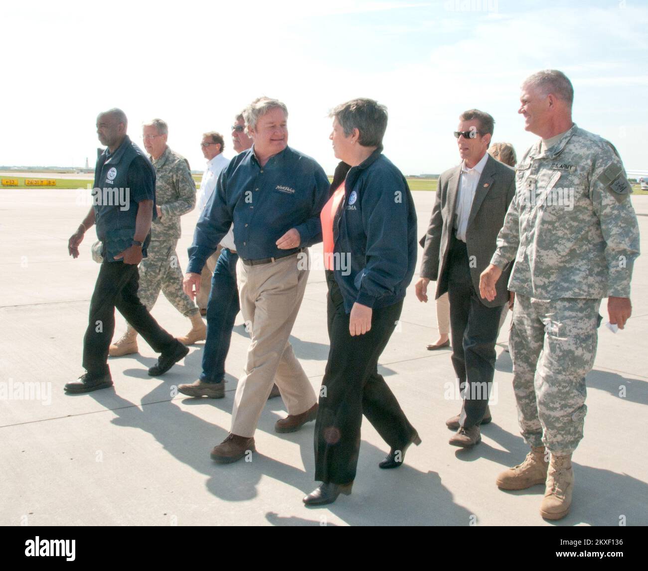 011071311 DHS SEC Napolitano visits Minot ND. North Dakota Flooding. Photographs Relating to ...