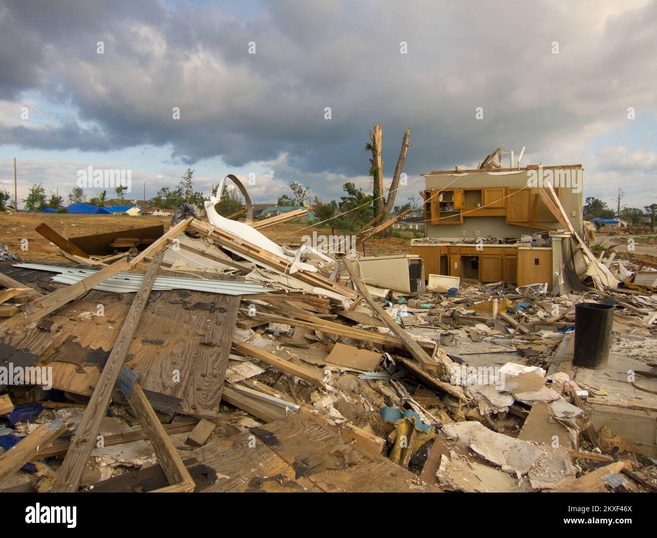 Tornado - Tuscaloosa, Ala. , July 16, 2011 Nearly 90 days after a ...