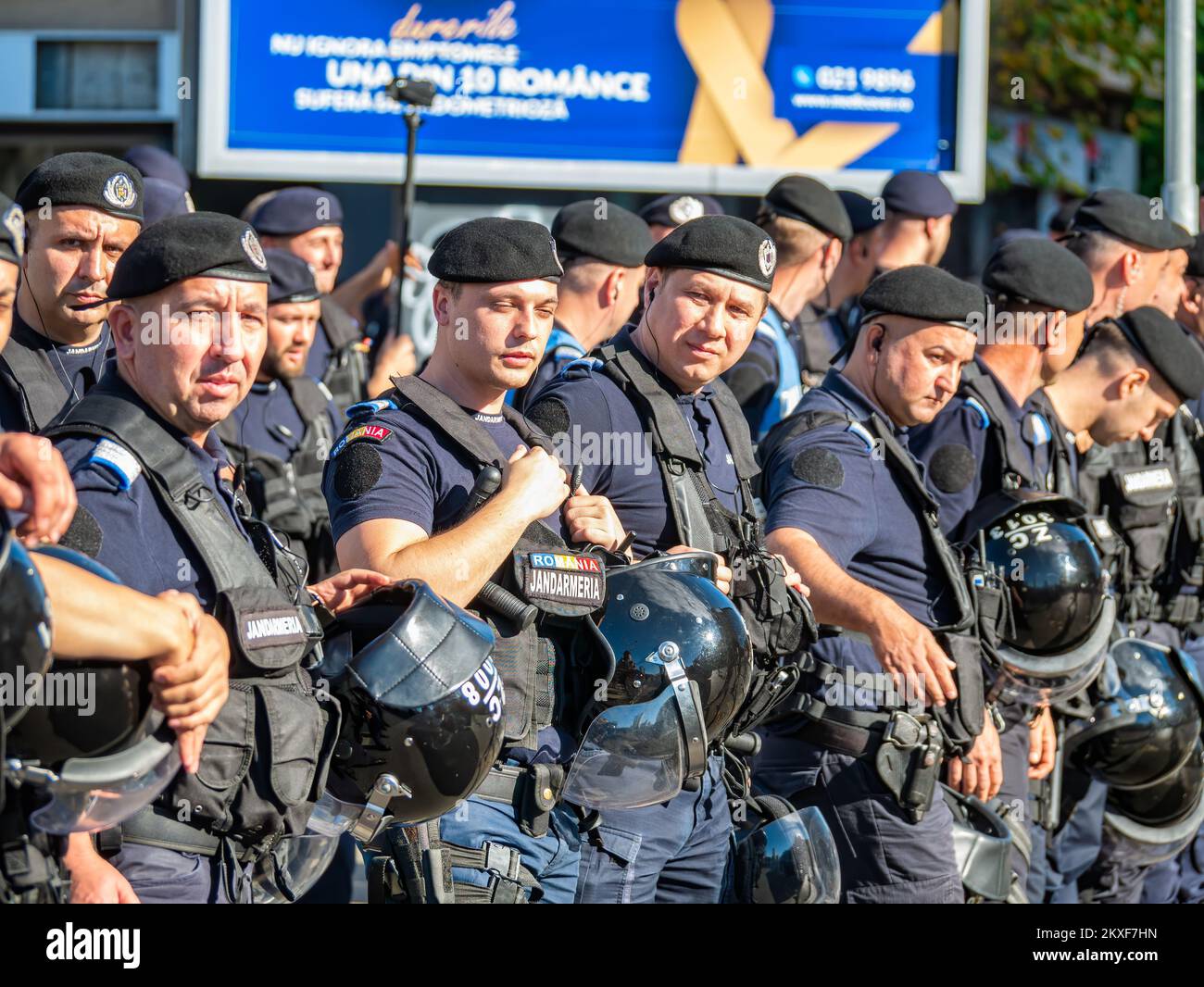 Bucharest, Romania - October 2022: : Police officers and Gendarmerie or ...