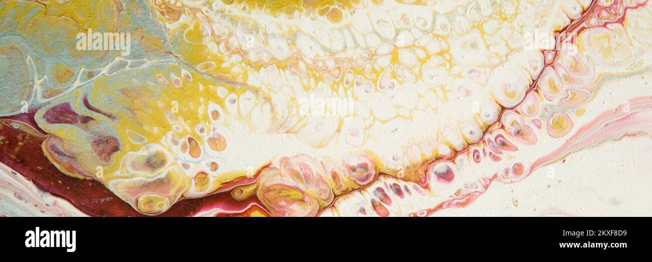 Spread-out acrylic paint Abstract background made in the technique of ...