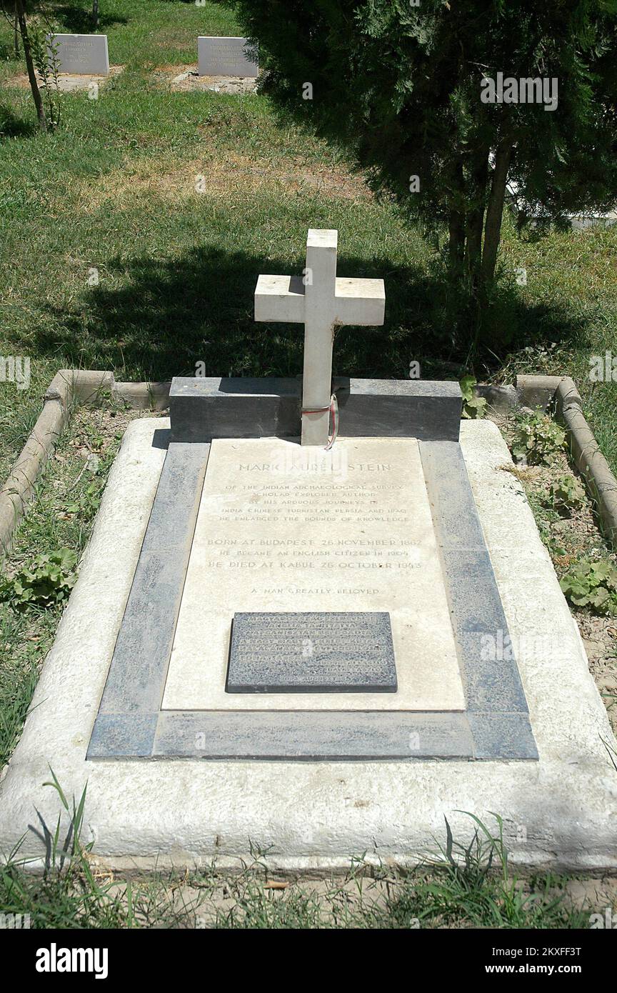 Grave of aurel stein hi-res stock photography and images - Alamy