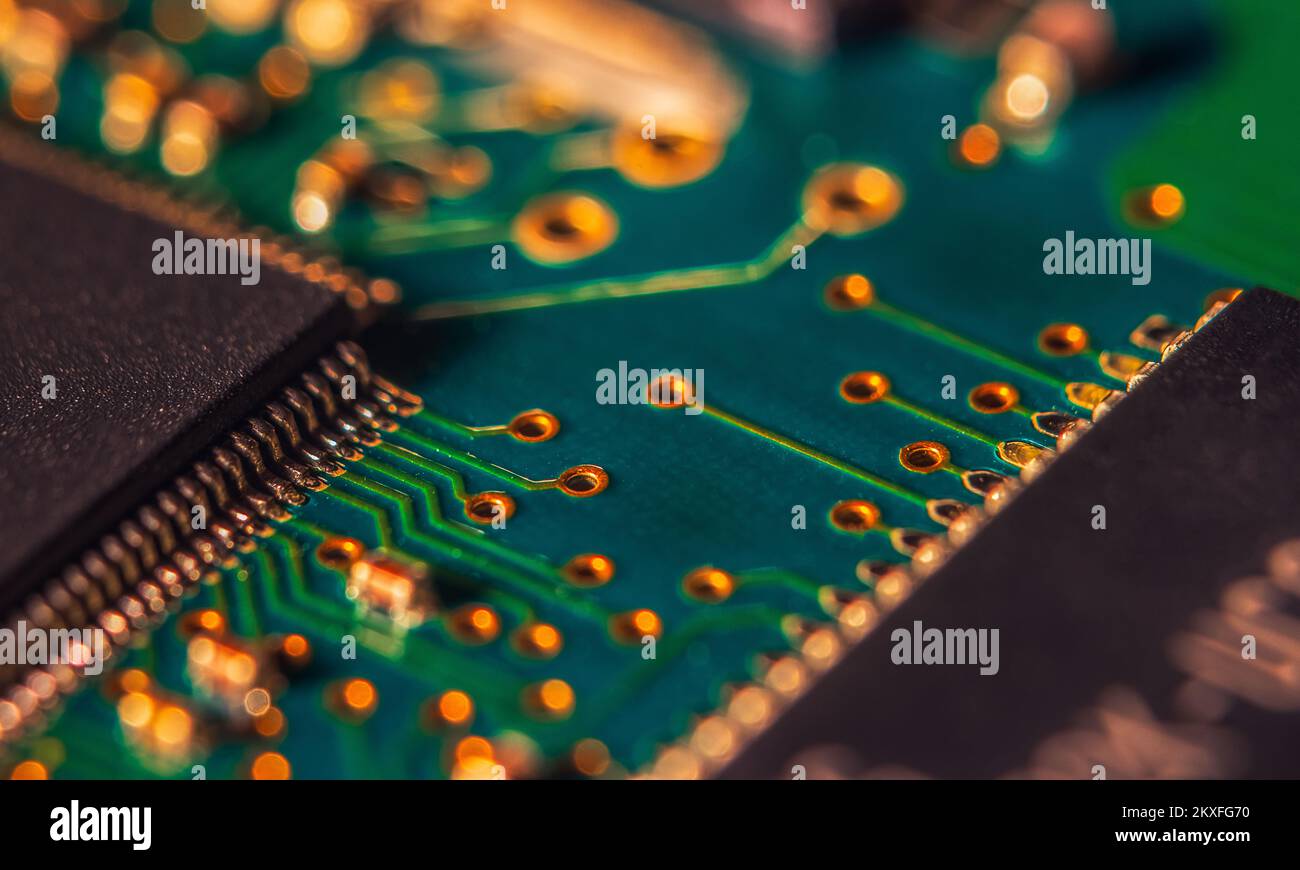 Background image texture of Motherboard digital microchips Stock Photo ...