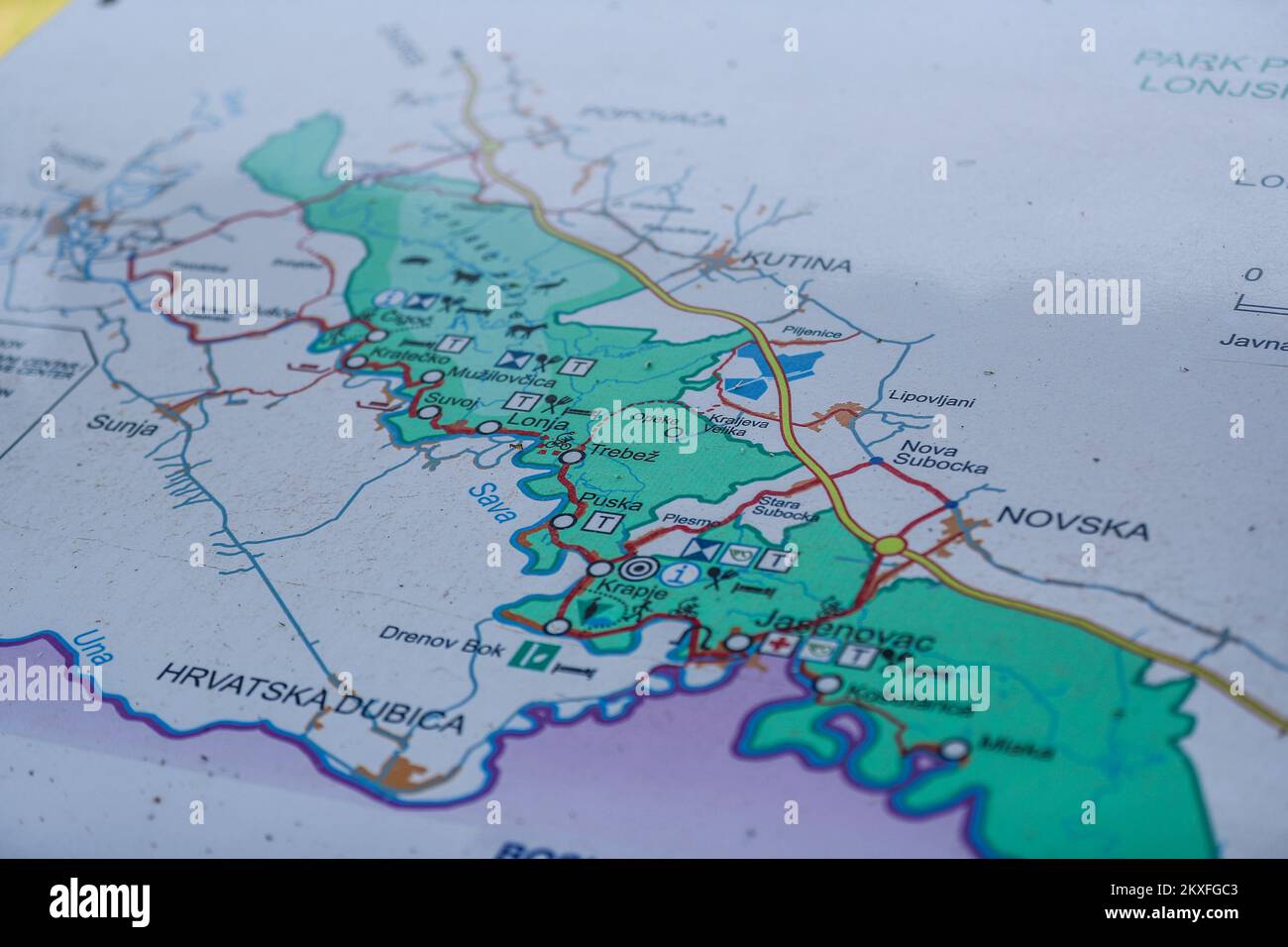 22.04.2020., Krapje, Jasenovac , Croatia - The largest nature park in ...