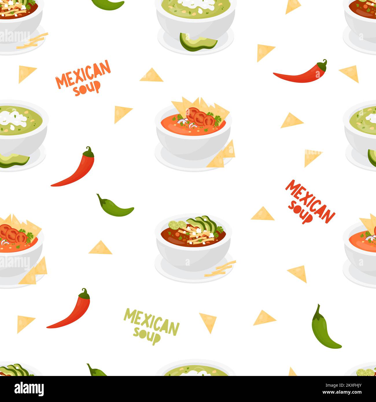 Mexico green tomato soup Stock Vector Images - Alamy