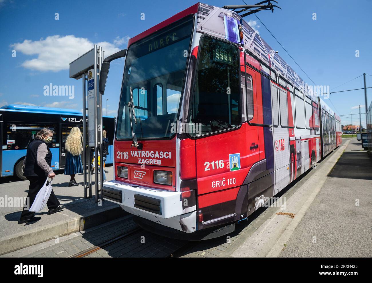 04.05.2020., Zagreb, Croatia - Marking 150 Years of Fire department in ...