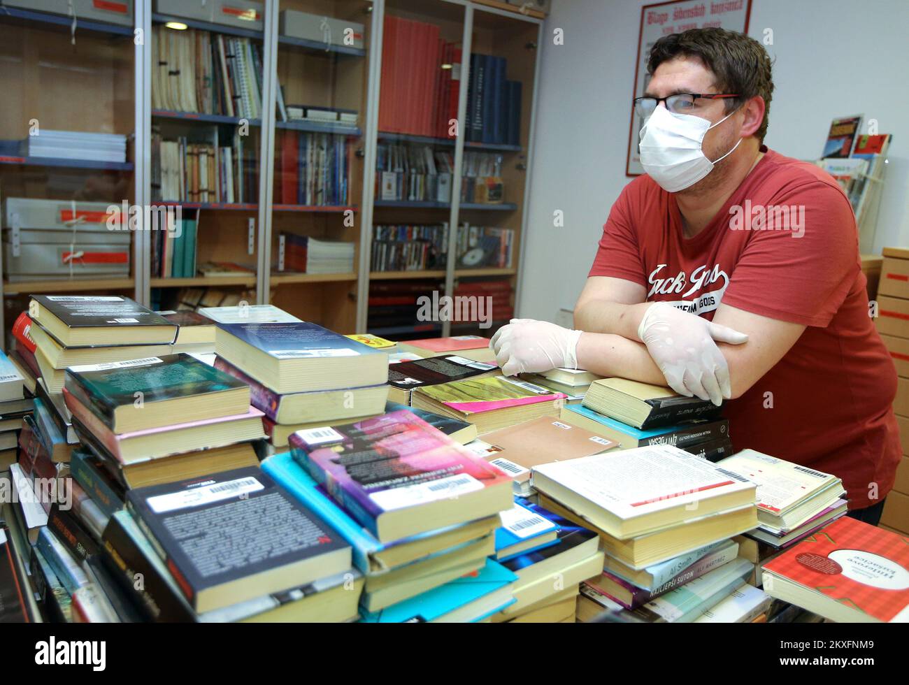06.05.2020., Sibenik, Croatia - According to the instructions of the ...