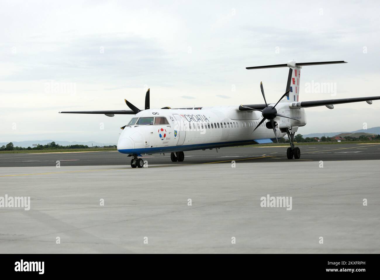 11.05.2020., Croatia, Zagreb - Zagreb - Partial air traffic within ...
