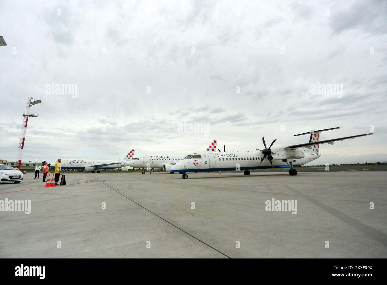 11.05.2020., Croatia, Zagreb - Zagreb - Partial air traffic within ...